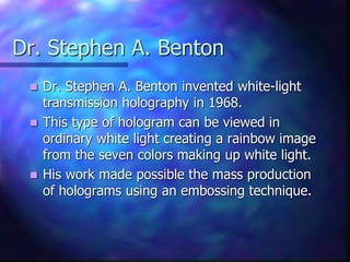 seminar topic of holography.ppt