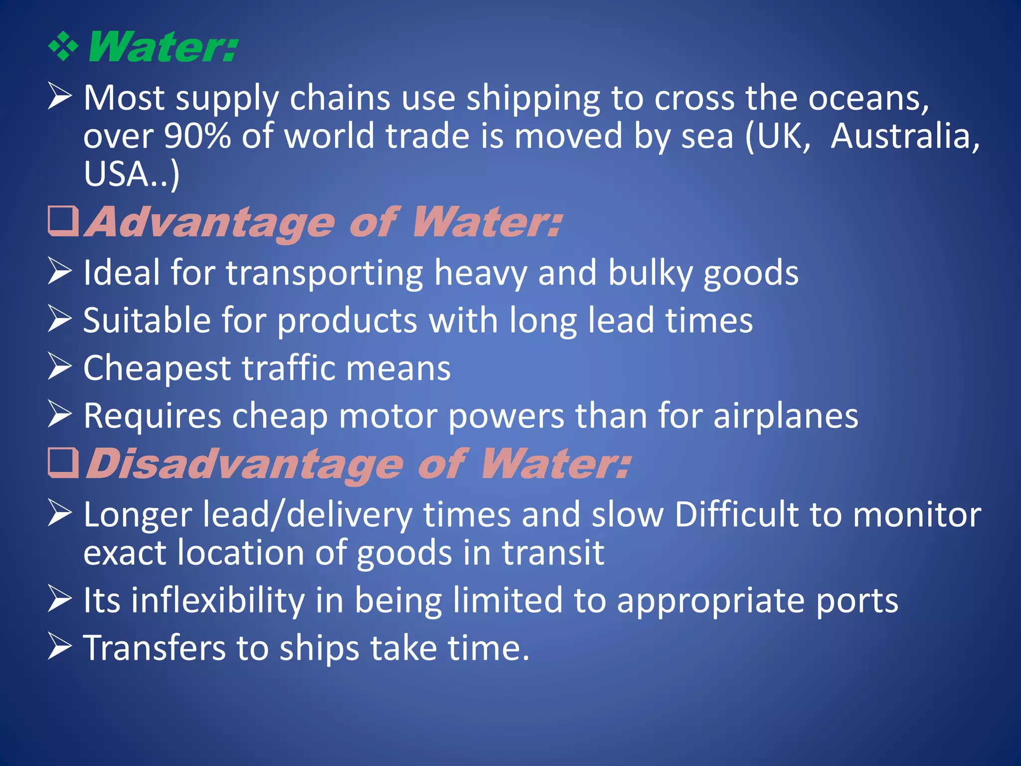 Concept of Transport Geography | PPTX