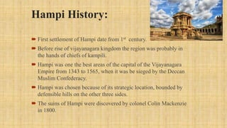 Seminar topic on hampi festival by Prajwal | PPTX