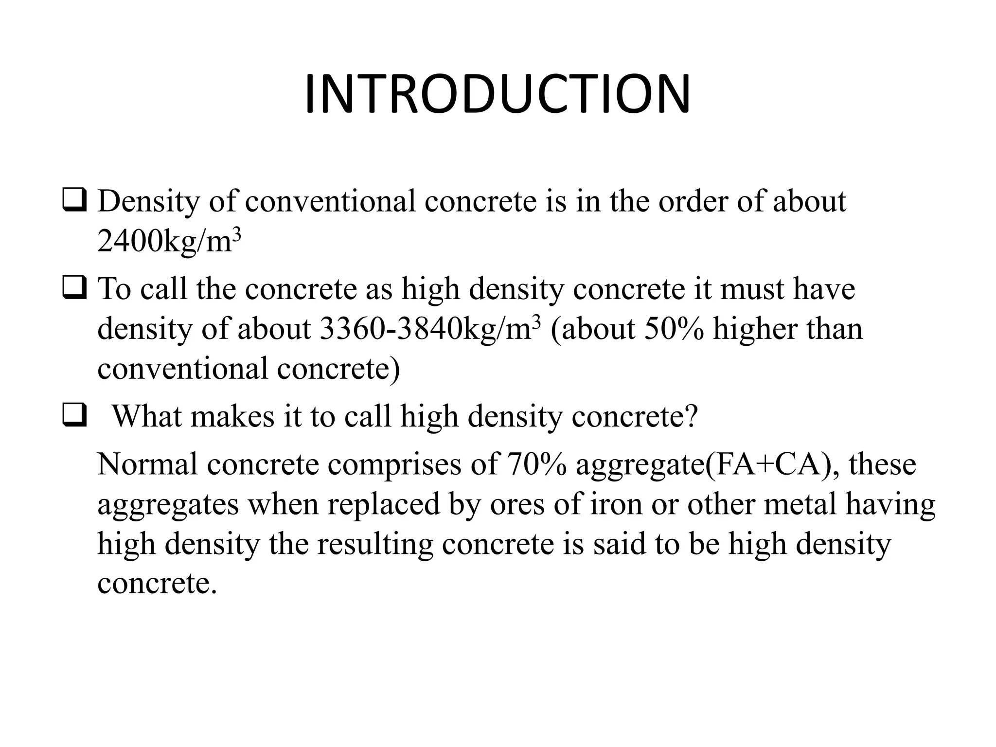 SEMINAR TOPIC ON HIGH DENSITY CONCRETE.pptx