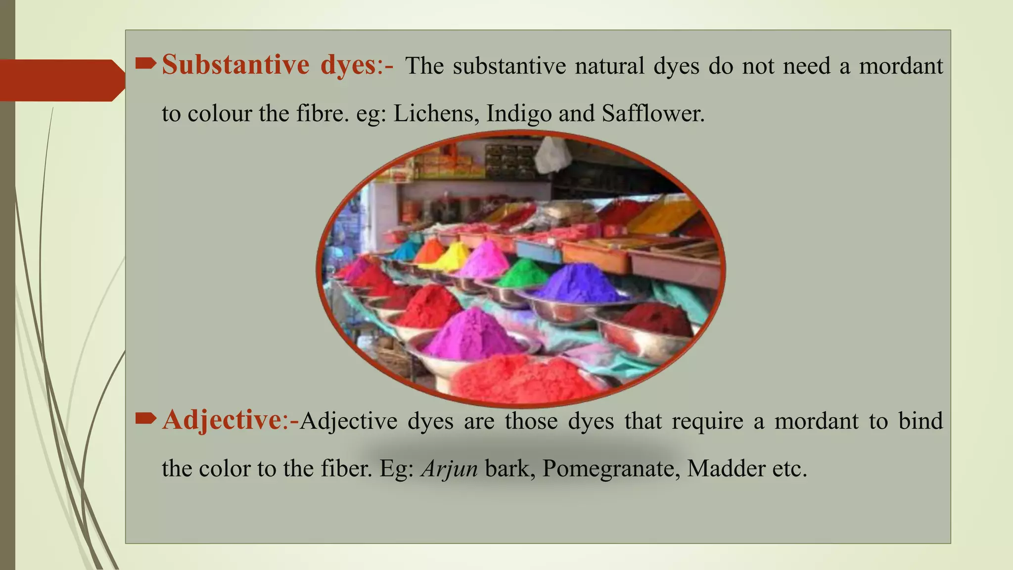Seminar topic on natural dyes by Arpana kamboj | PPTX