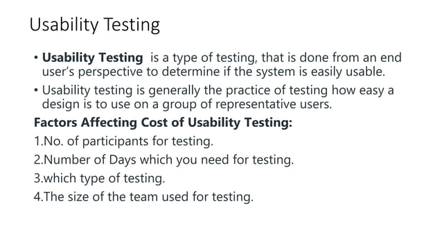 Design and Evaluation techniques unit 5 | PPT