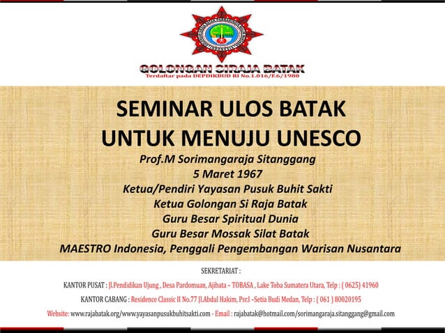 ULOS BATAK | PPT