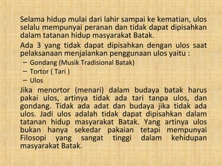 ULOS BATAK | PPT