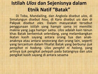 ULOS BATAK | PPT