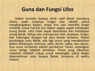 ULOS BATAK | PPT