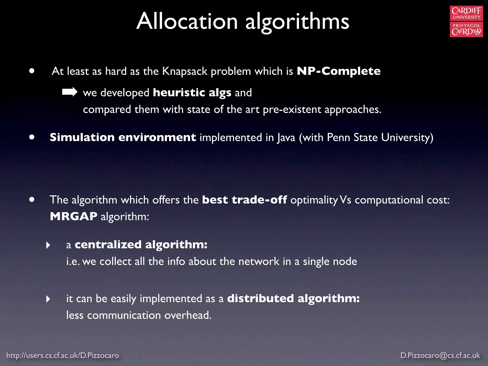 On Multi-Sensor Task Allocation | PPT