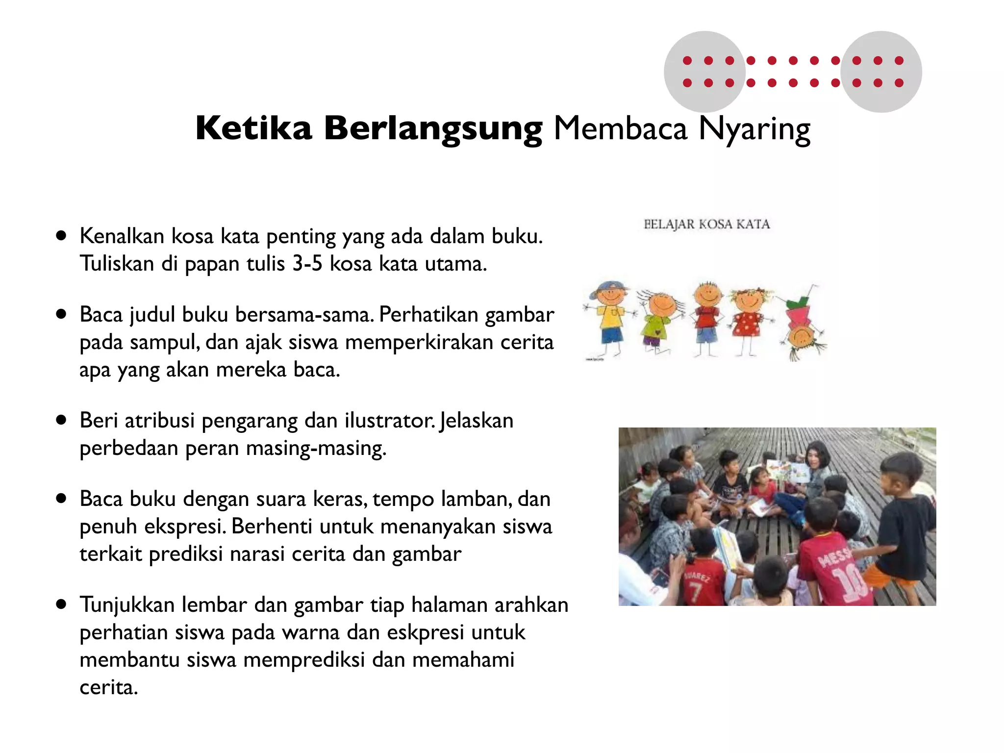 Membaca Nyaring dan Membaca Mandiri: Dua Kegiatan Literasi (Yang ...