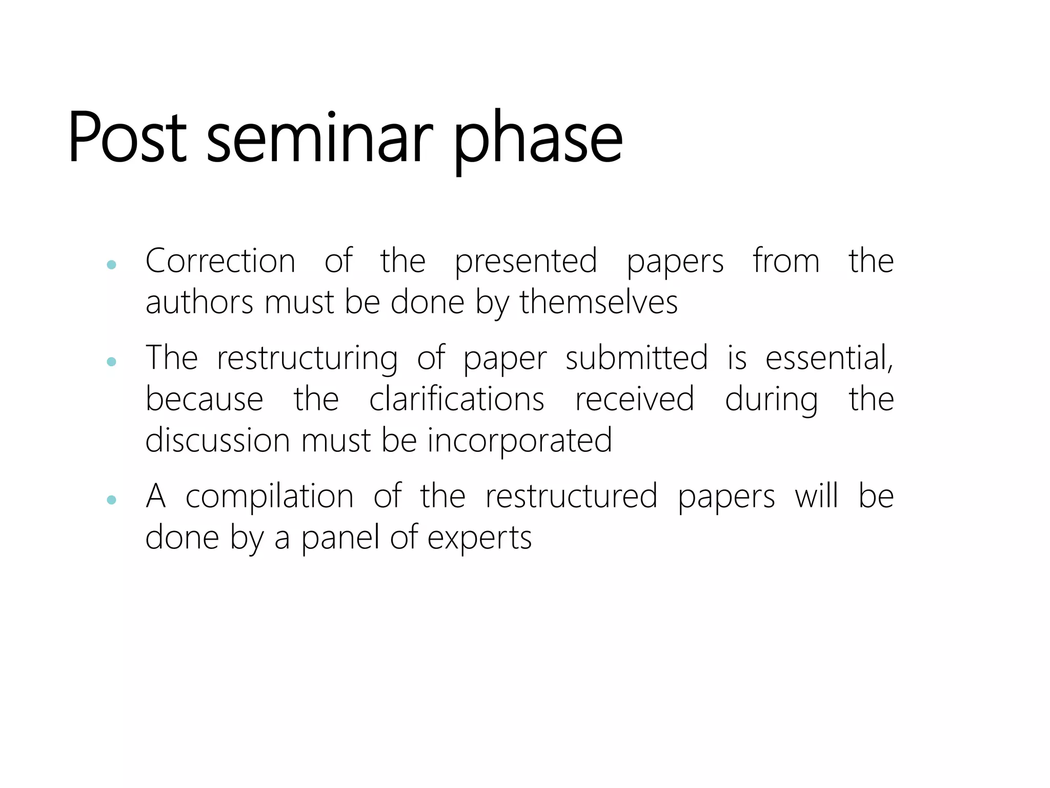 Seminar | PPTX