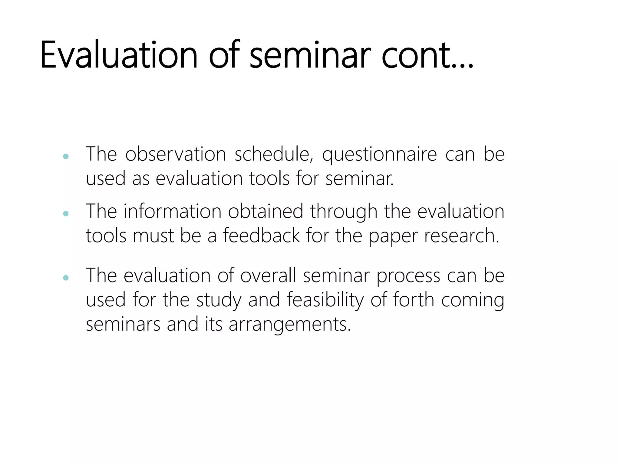 Seminar | PPTX