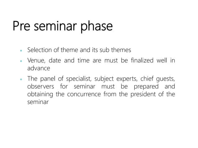 Seminar | PPTX