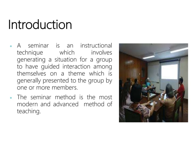 Seminar | PPTX