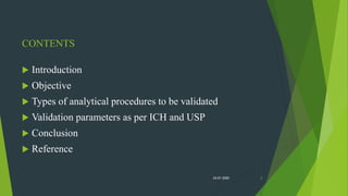 Seminar on introduction to validation | PPT