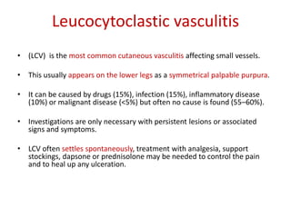 vasculitis | PPTX