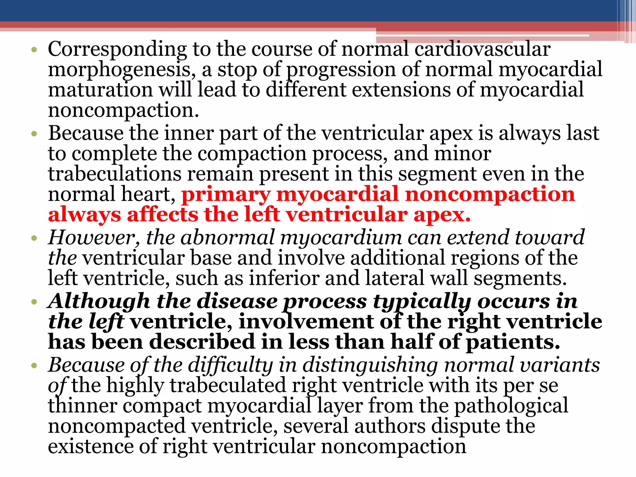 Noncompaction cardiomyopathy | PPTX