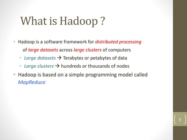 Hadoop data analysis | PPT