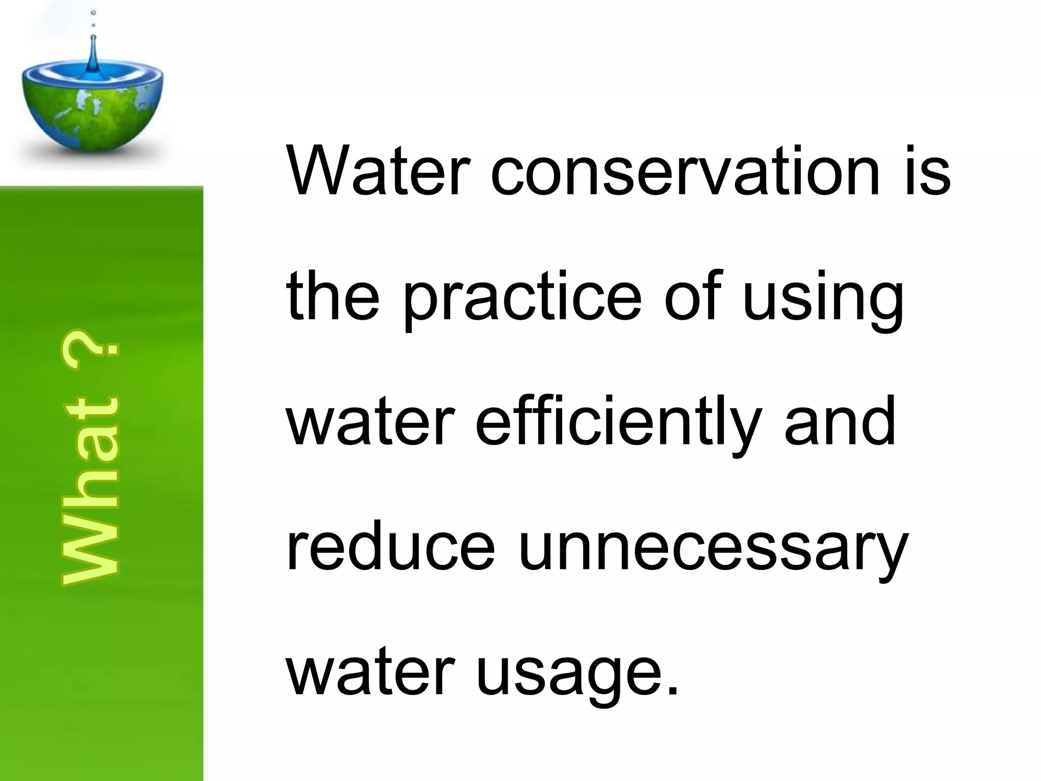 Seminar water conservation 3 | PPTX