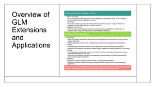 Generalized Linear Model and it Challenges | PPT