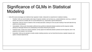 Generalized Linear Model and it Challenges | PPT