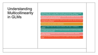 Generalized Linear Model and it Challenges | PPT