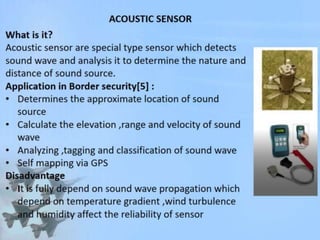 Border security using WINS | PPTX