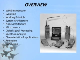 Border security using WINS | PPTX