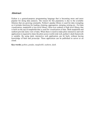 Data Wrangling and Visualization Using Python | PDF | Databases ...