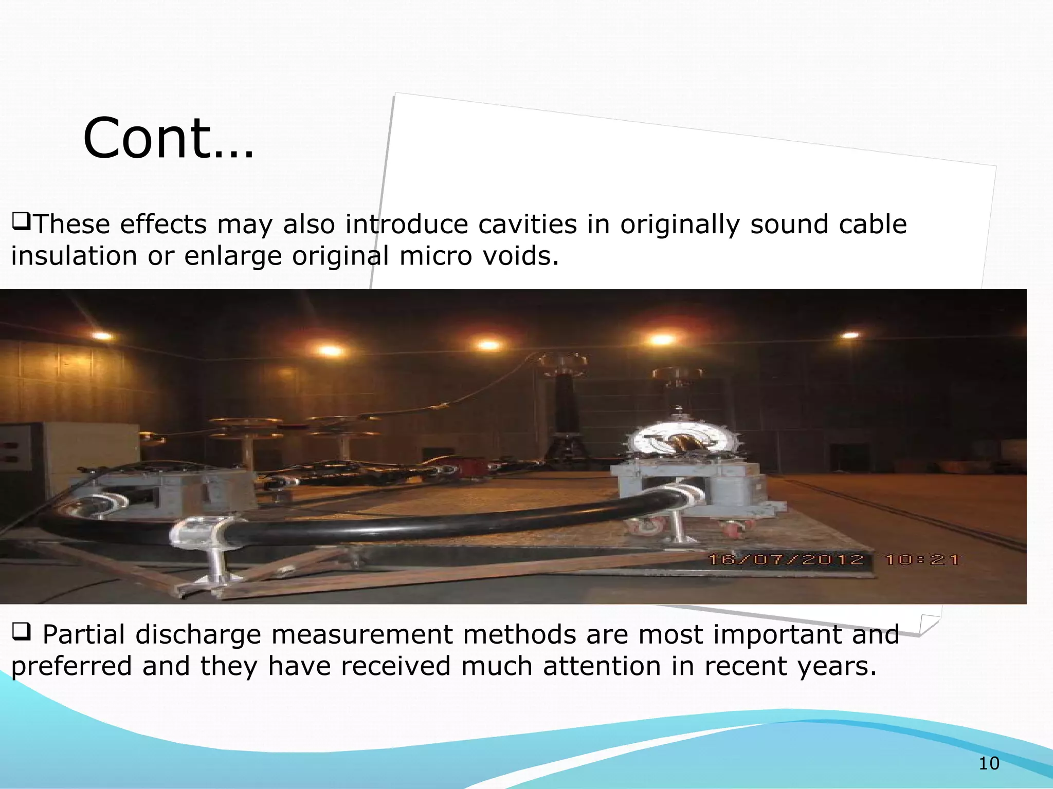 Seminar on Partial Discharge detection methods | PPT