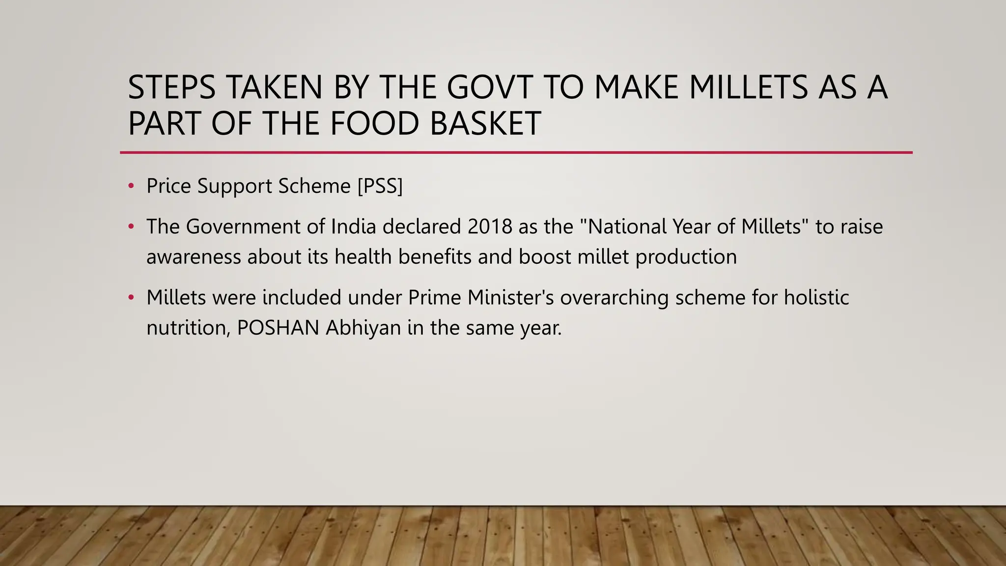 Millets , entire pptx about millets effeciently | PPTX