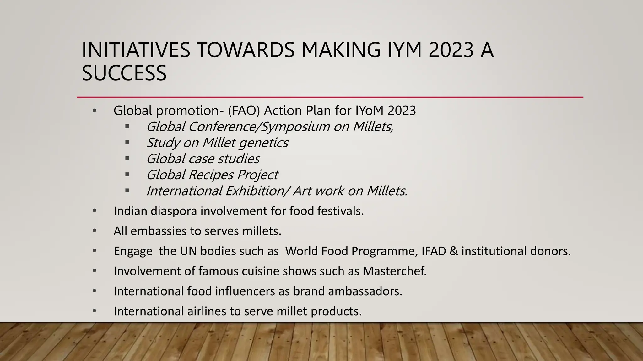 Millets Entire Pptx About Millets Effeciently Pptx