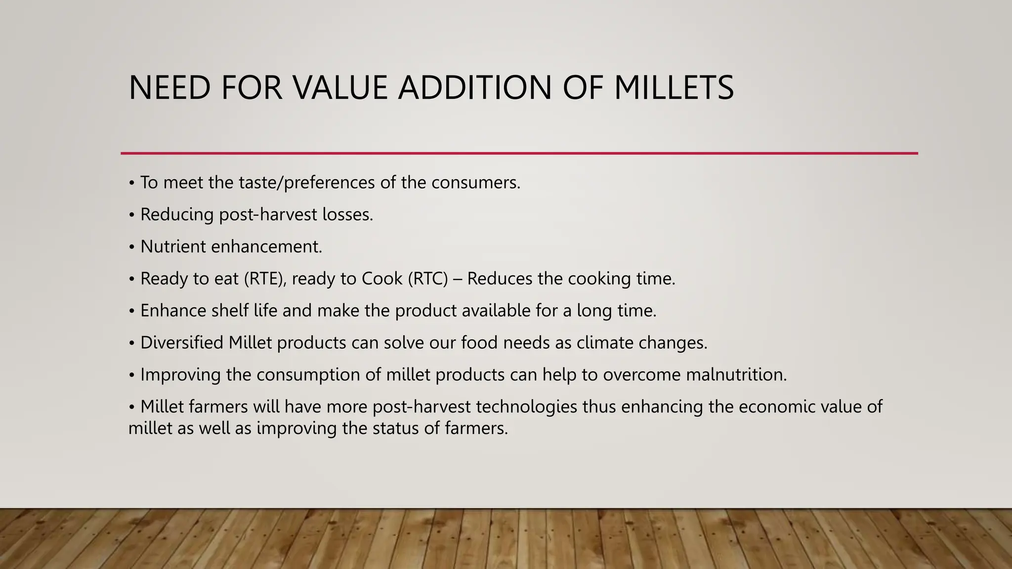 Millets , entire pptx about millets effeciently | PPTX