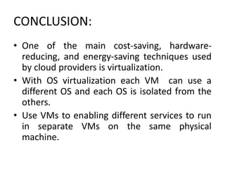 Virtualization security for the cloud computing technology | PPTX