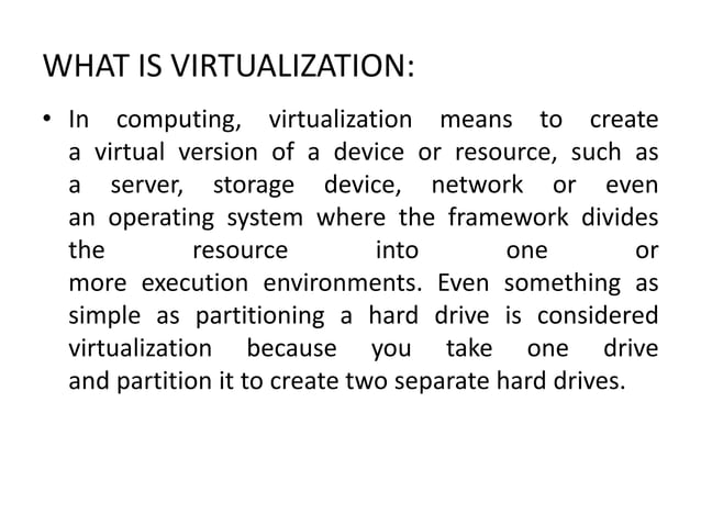 Virtualization security for the cloud computing technology | PPTX