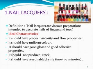 Cosmetics On Nail Products | PPT