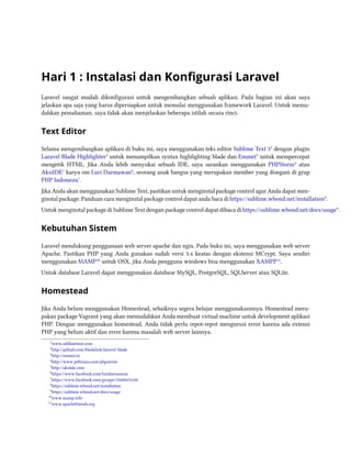 Seminggubelajarlaravel sample | PDF