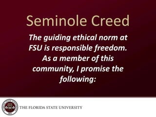 Seminole Creed | PPTX