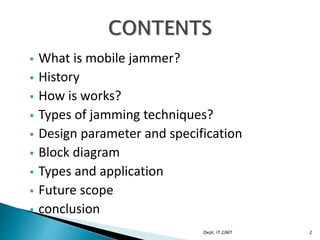 Mobile jammer | PPT