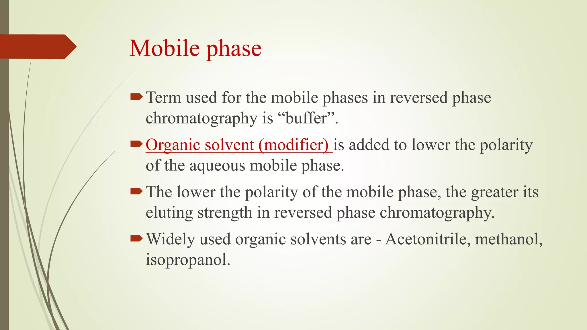 reversed phase chromatography | PPTX