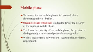 reversed phase chromatography | PPTX