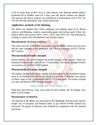 Seminor on crease resistance | PDF