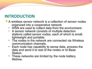 FAULT DETECTION IN WIRELESS SENSOR NETWORK | PPT