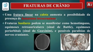 Trauma Cranioencefálico - Urgência & Emergência | PPTX