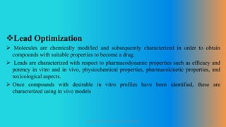 Seminr on overview of drug discovery and development converted | PPT