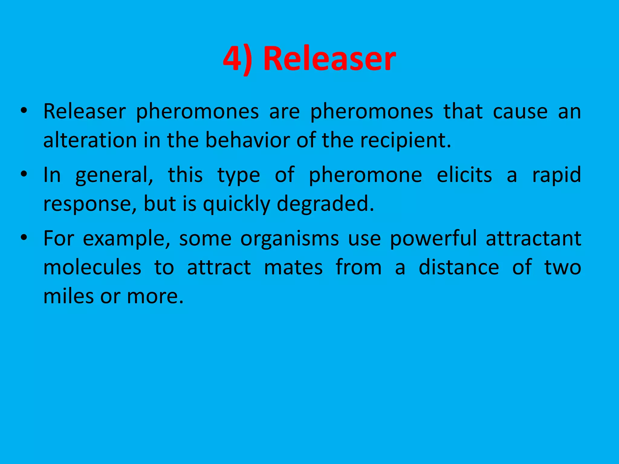 Semiochemicals pheromones | PPTX