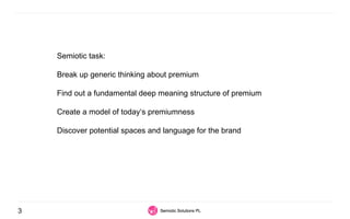 From Nobleness to Authenticity. The Language of Premium | PPT