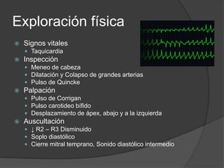 Semiología de insuficiencia aórtica | PPTX