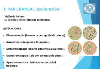 Semiología 1_ Pares Craneales. Universidad Aconcagua | PPTX