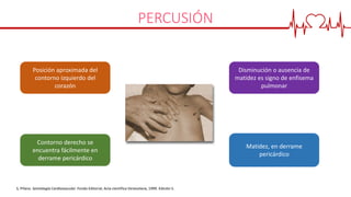 Semiología Cardiovascular. Inspección, Palpación, Auscultación | PPTX
