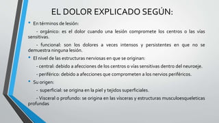 Semiología del dolor | PPT