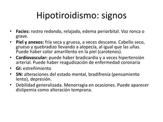 Semiología endócrina: TIROIDES | PDF